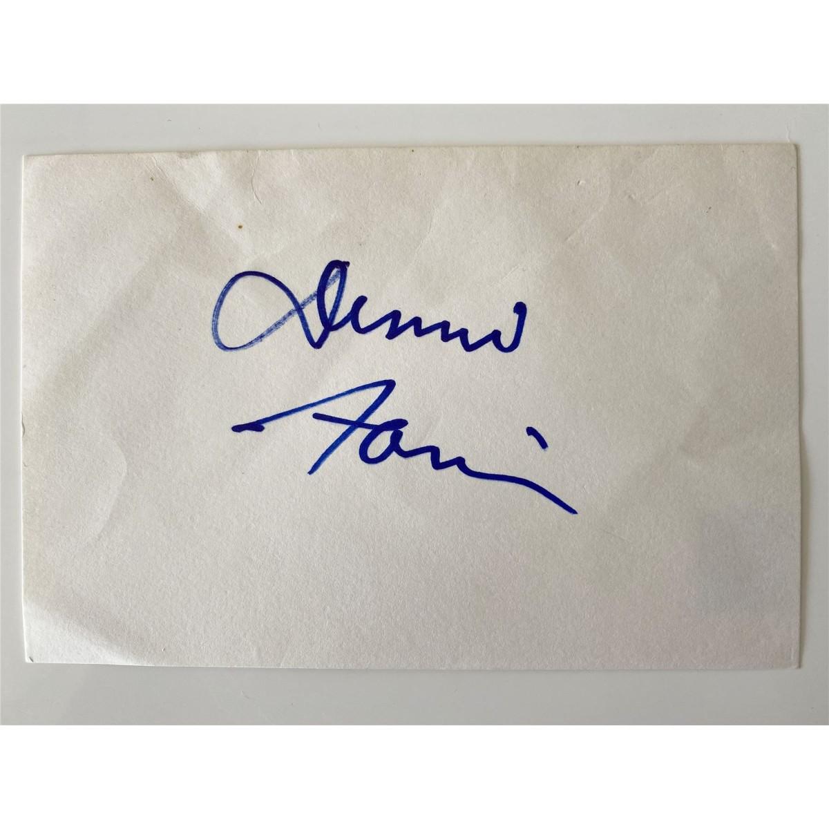 NYPD Blue Dennis Franz Signature Cut | EstateSales.org