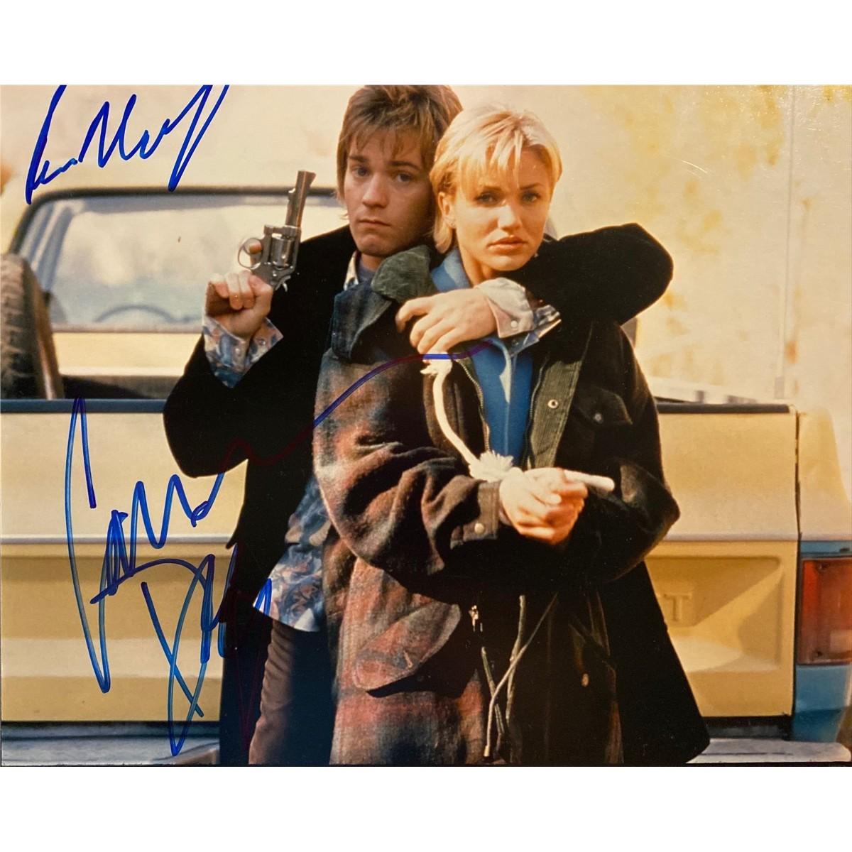 A Life Less Ordinary Cameron Diaz and Ewan McGregor signed movie photo ...