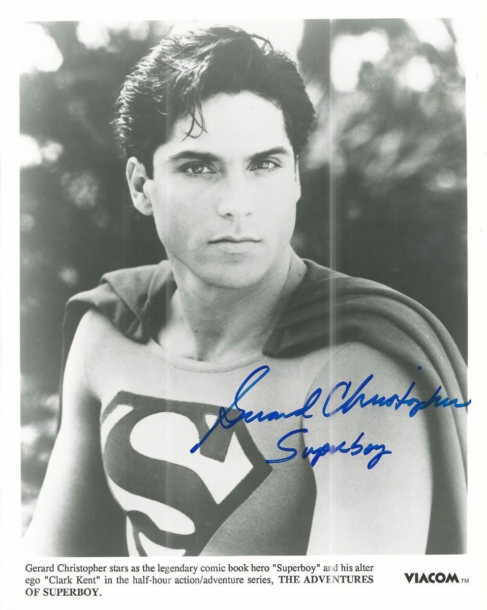 Superboy Gerard Christopher signed photo | EstateSales.org