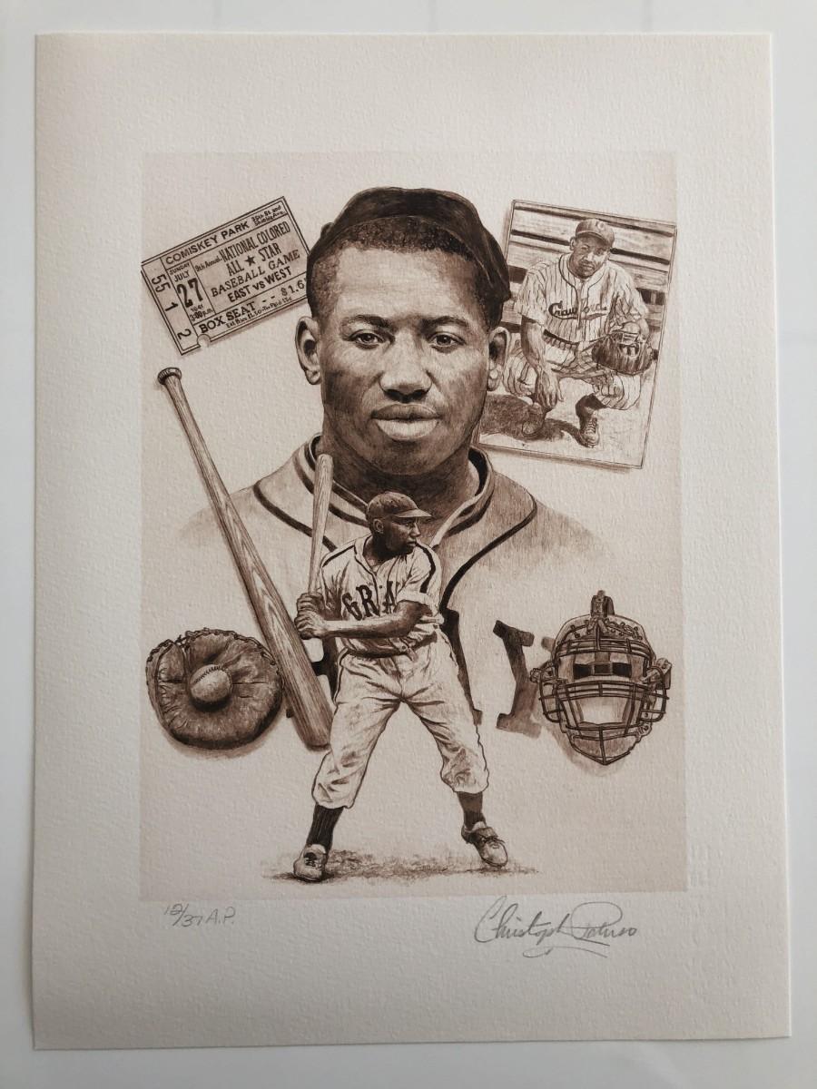 Josh Gibson Artwork. Individually Numbered Signed Artists Proof ...