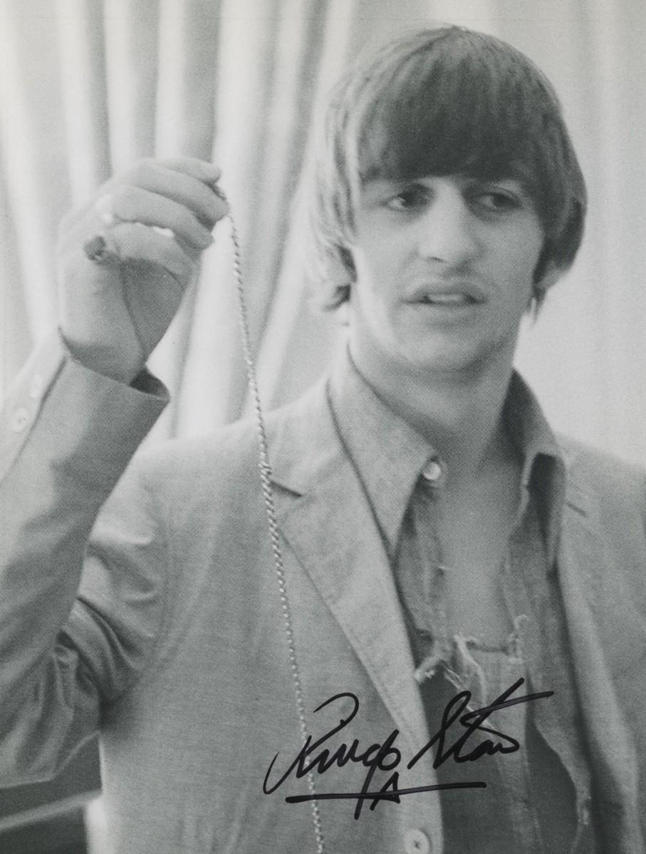 Ringo Starr signed photo | EstateSales.org