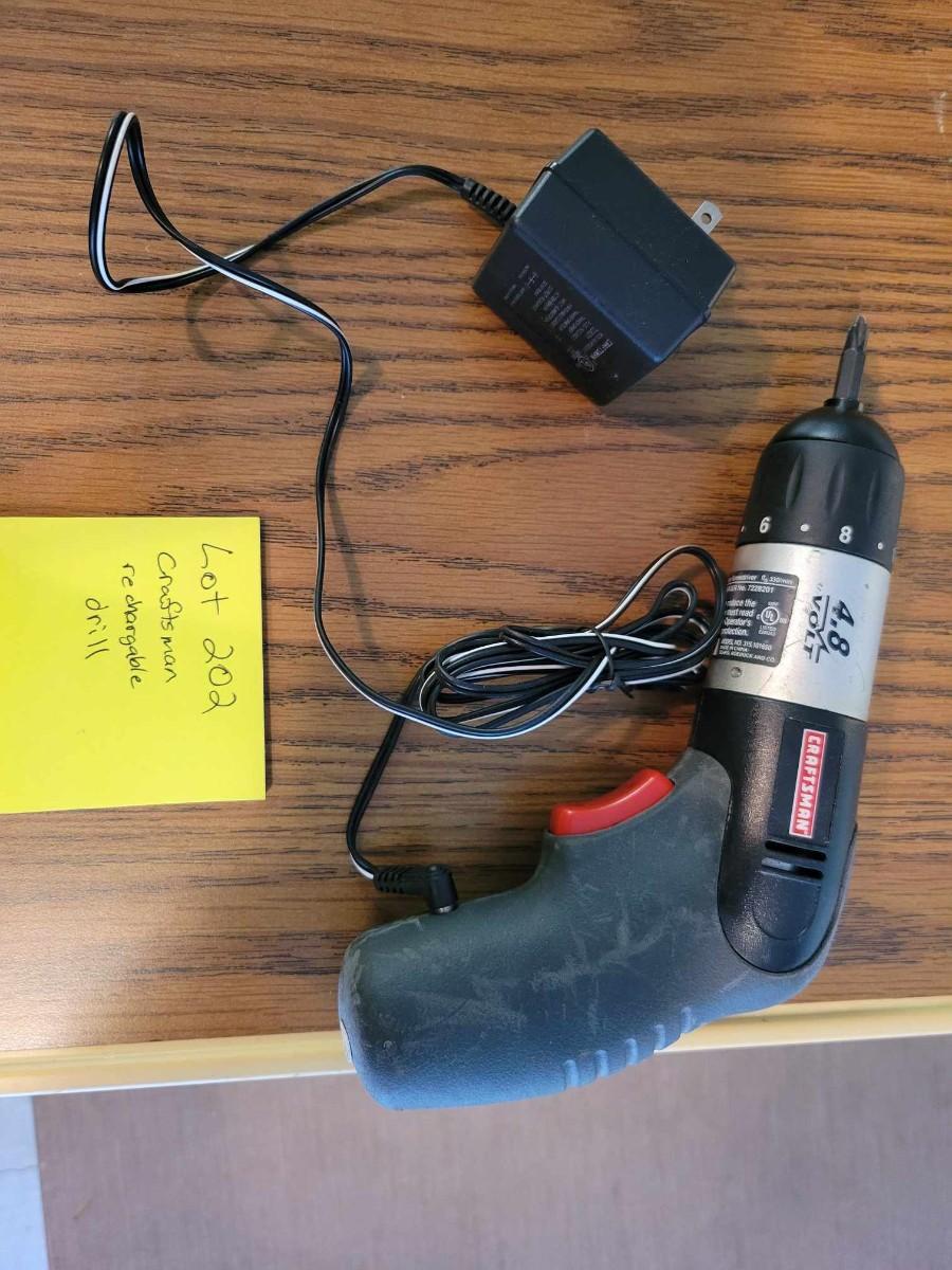 Craftsman rechargeable drill | EstateSales.org