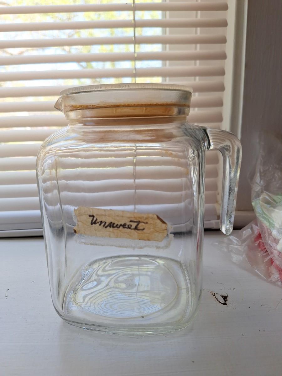 Unsweet Tea Pitcher | EstateSales.org