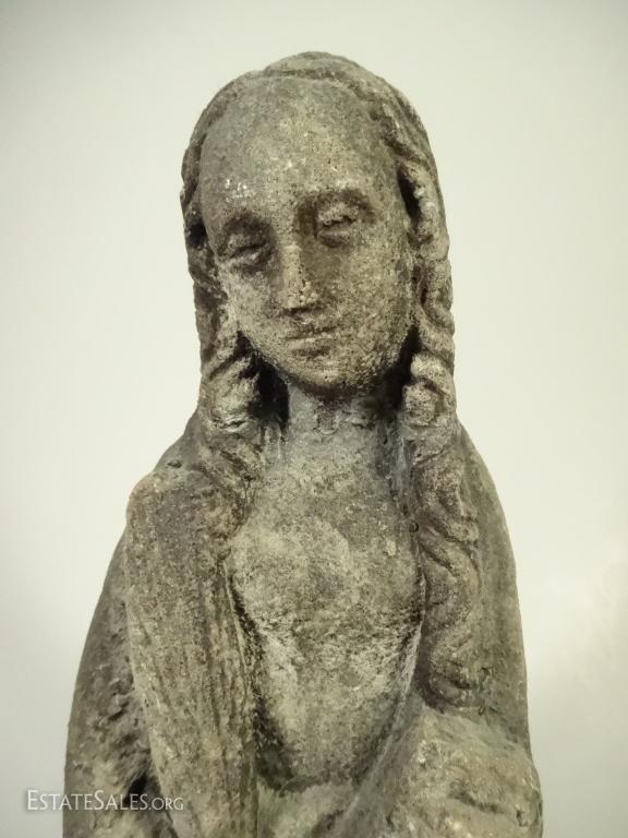 LOT 100: CARVED STONE SCULPTURE OF A MARTYR, LYON FRANCE, CIRCA 1600 ...