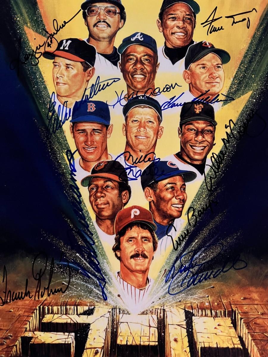 500 Home Run Club signed photo | EstateSales.org