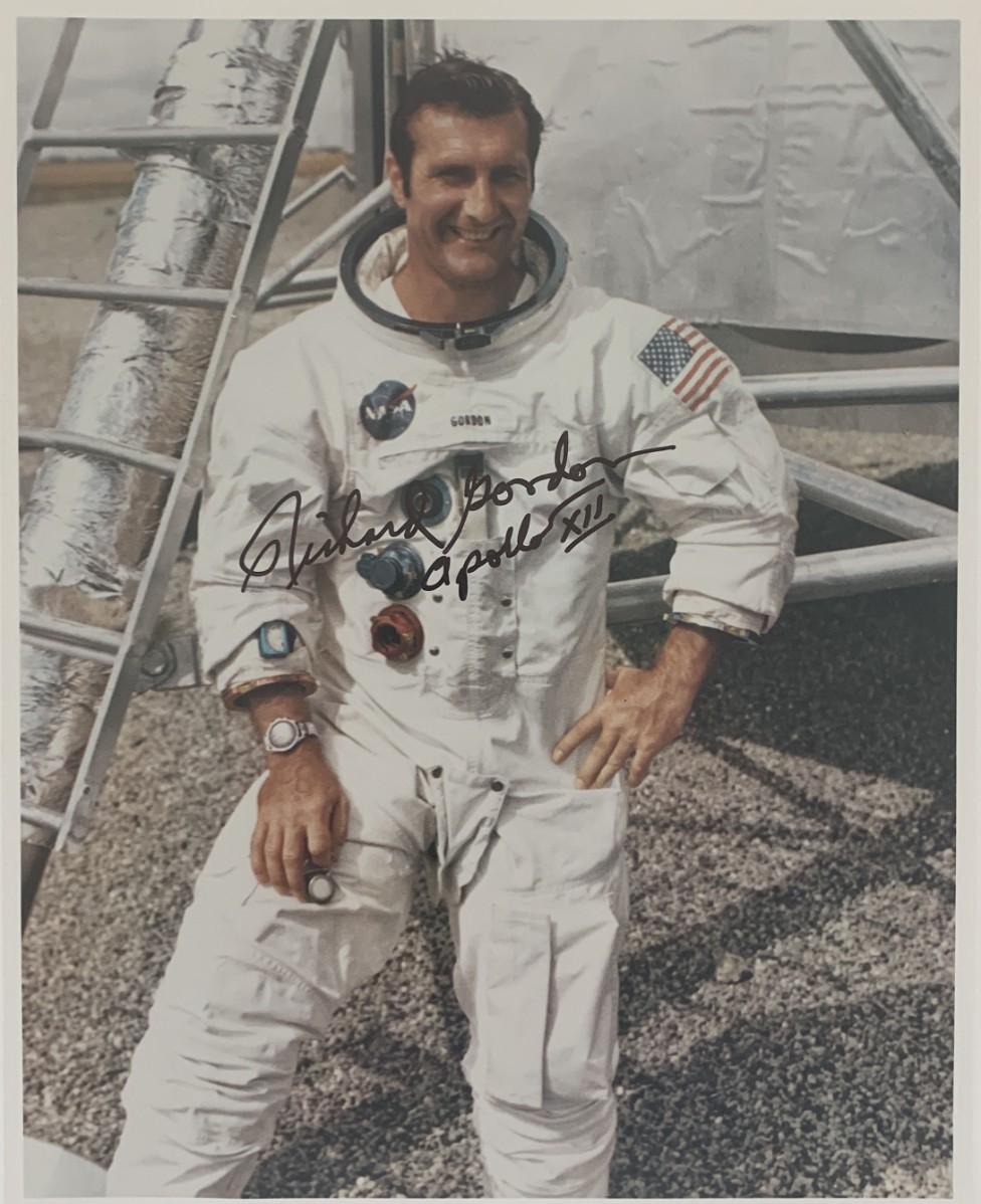 Astronaut Richard Gordon signed photo. GFA Authenticated | EstateSales.org Astronaut Richard Gordon signed photo. GFA Authenticated | EstateSales.org
