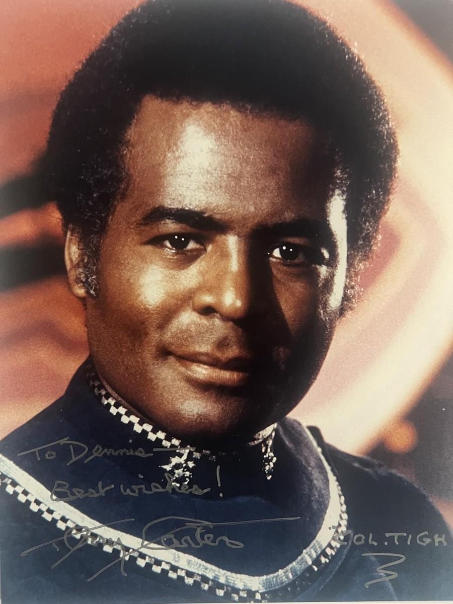 Battlestar Galactica Terry Carter signed photo | EstateSales.org