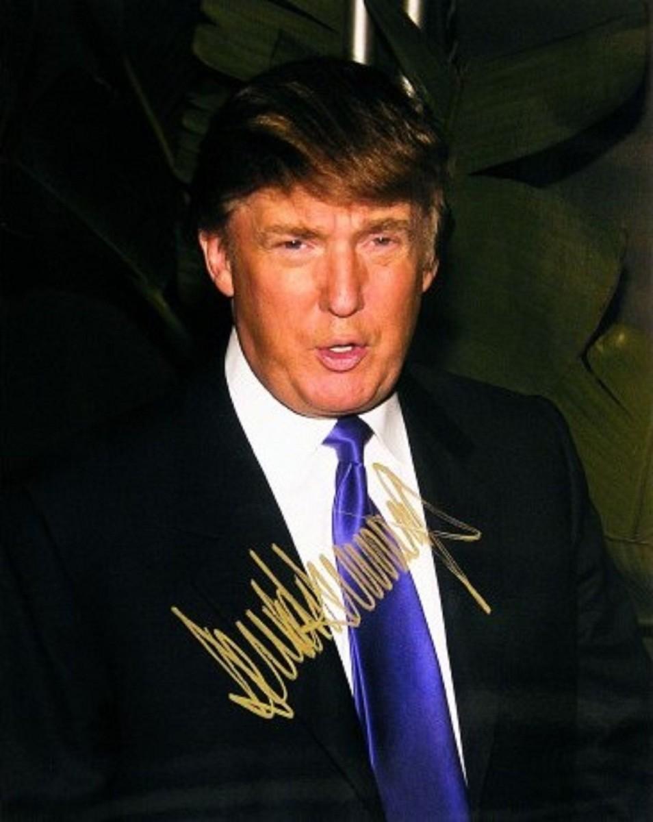 Donald Trump signed photo | EstateSales.org