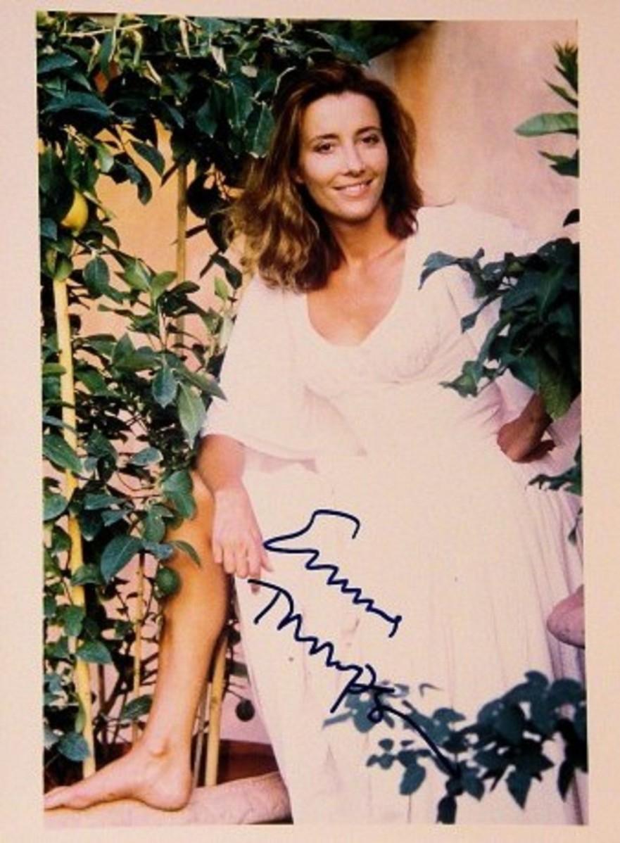 Emma Thompson signed portrait photo | EstateSales.org