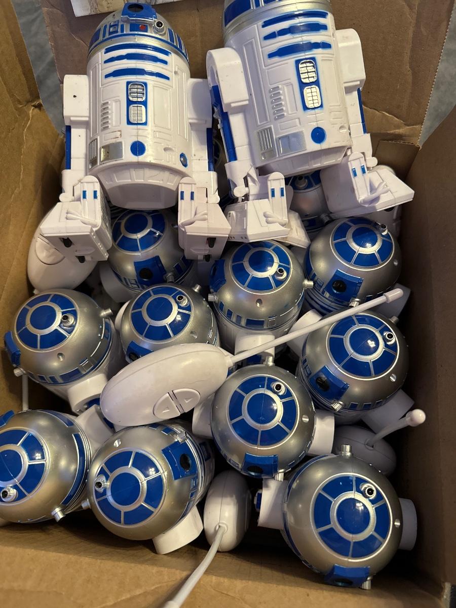 Star Wars R2D2 remote control figures lot of 15 see description ...