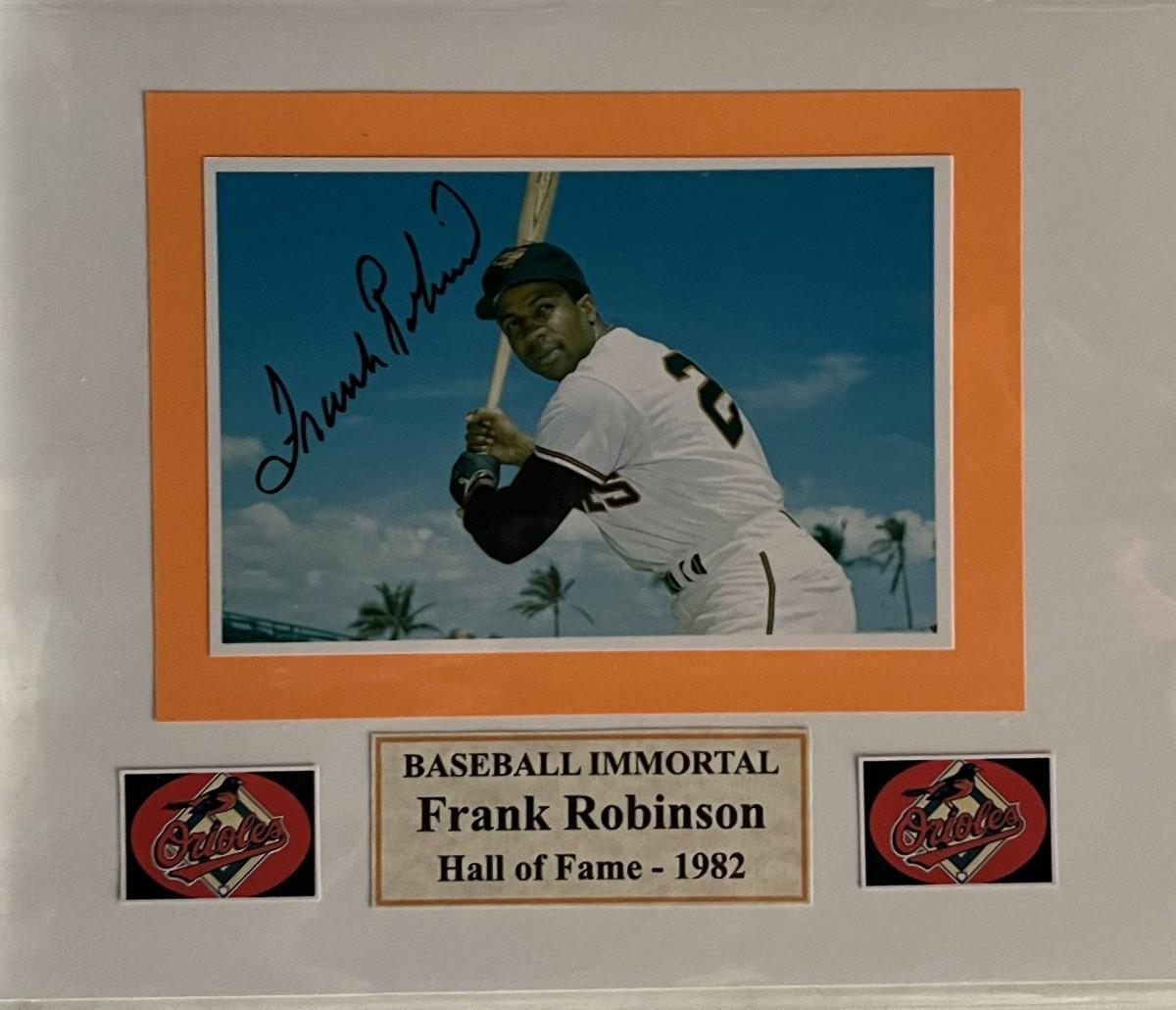Frank Robinson signed photo | EstateSales.org