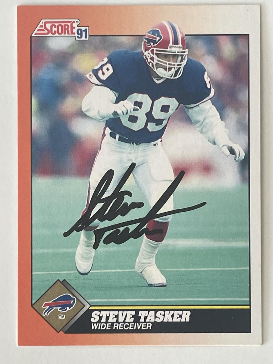 Buffalo Bills Steve Tasker signed 1991 Score #364 official NFL trading ...