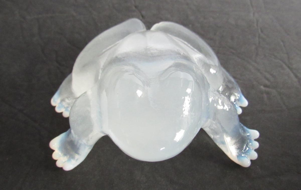 Older Mosser Glass Frog Colorless Opalescent