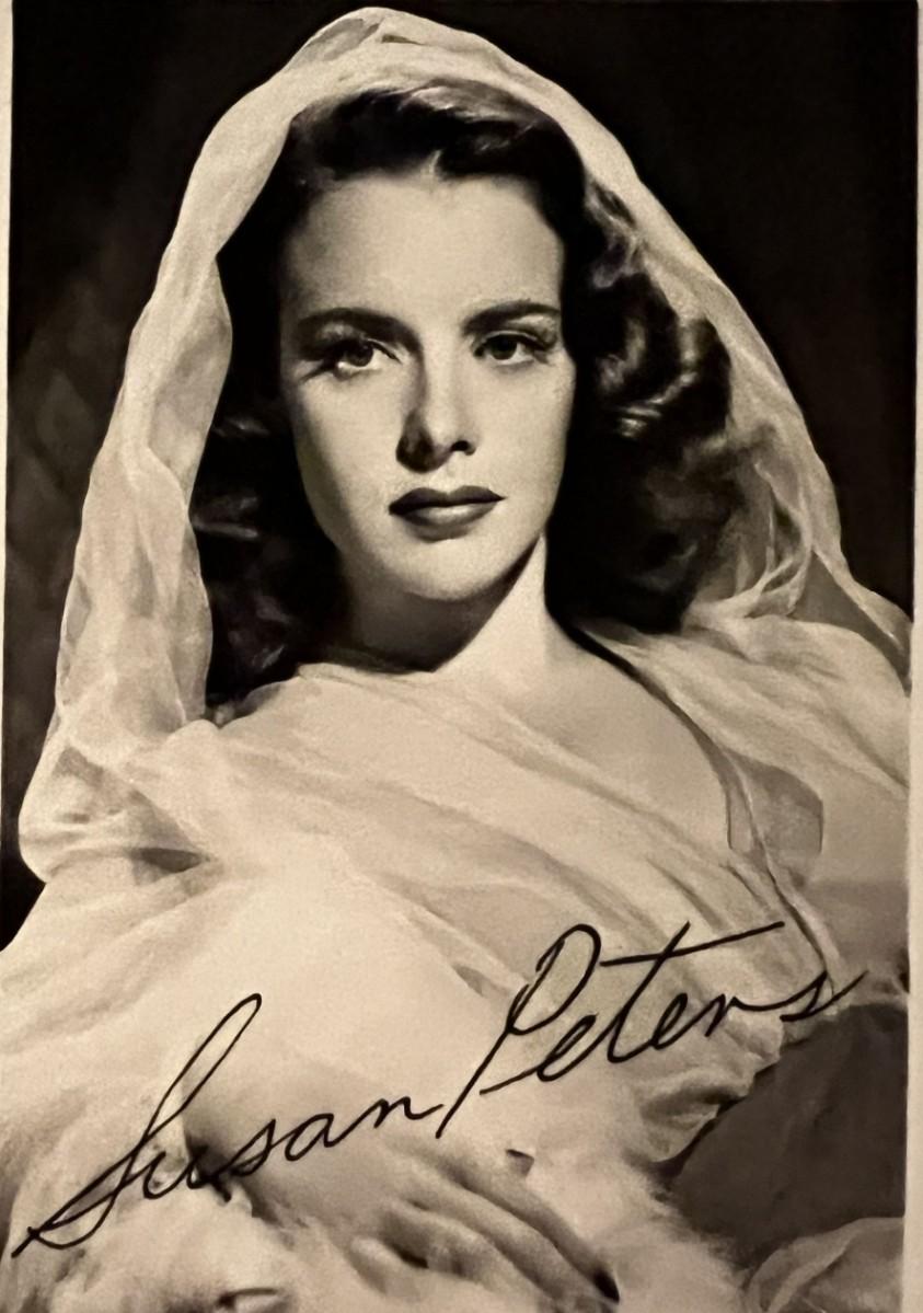 Susan Peters facsimile signed photo. 3x5 inches | EstateSales.org
