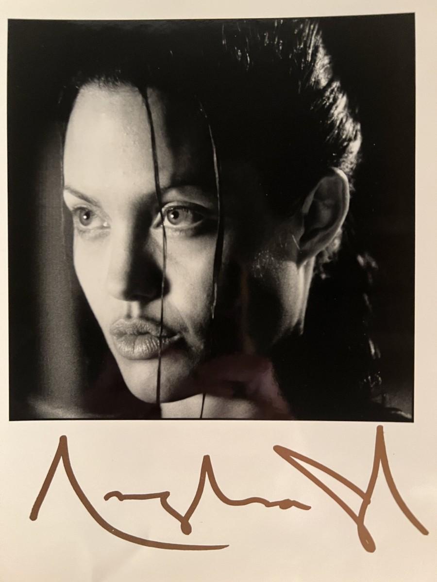 Angelina Jolie facsimile signed photo. 8x10 Inches | EstateSales.org