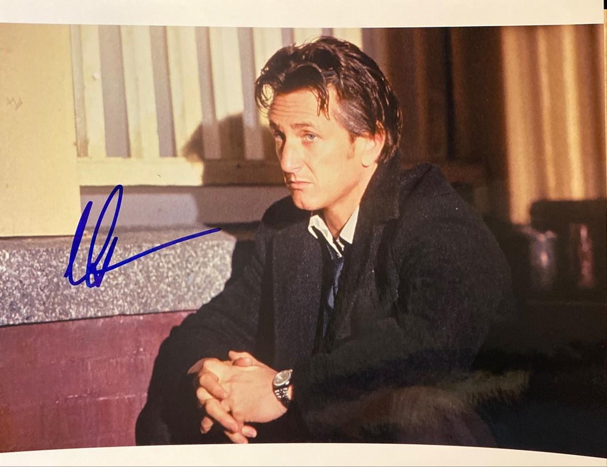 Mystic River Sean Penn signed movie photo. GFA Authenticated ...