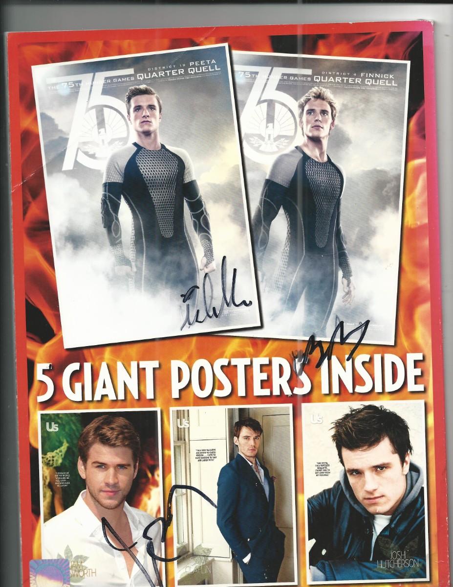 Us Magazine Hunger Games Cast signed collector's edition | EstateSales.org