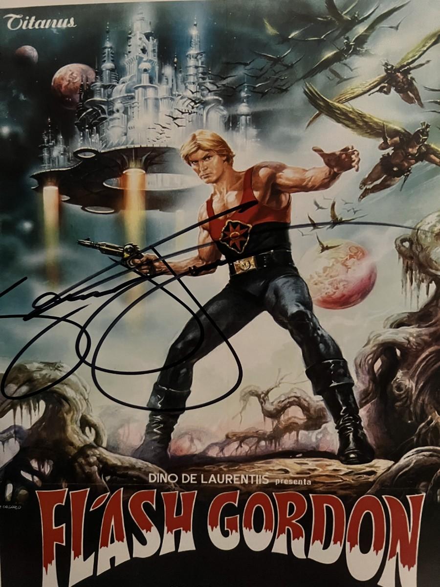 Flash Gordon Sam J. Jones signed movie photo | EstateSales.org