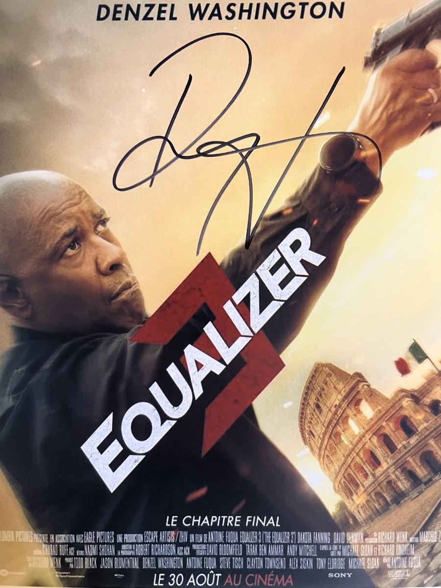 Denzel Washington signed photo | EstateSales.org