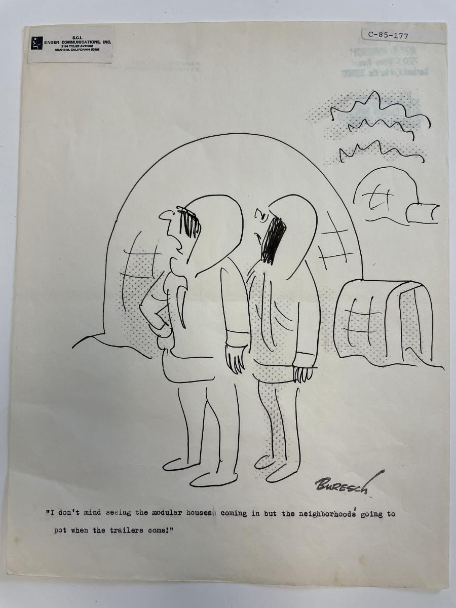 Joe Buresch Original Cartoon | EstateSales.org