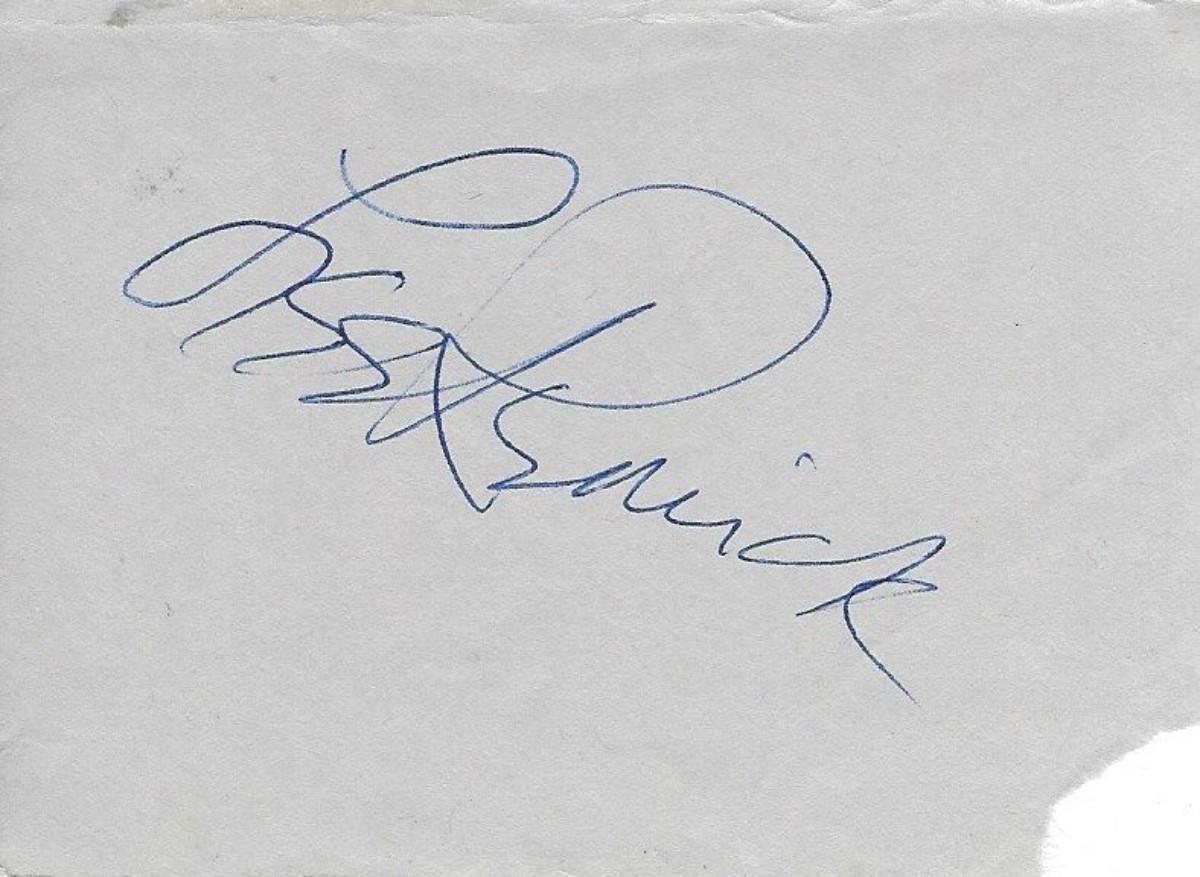 Lee Remick original signature | EstateSales.org