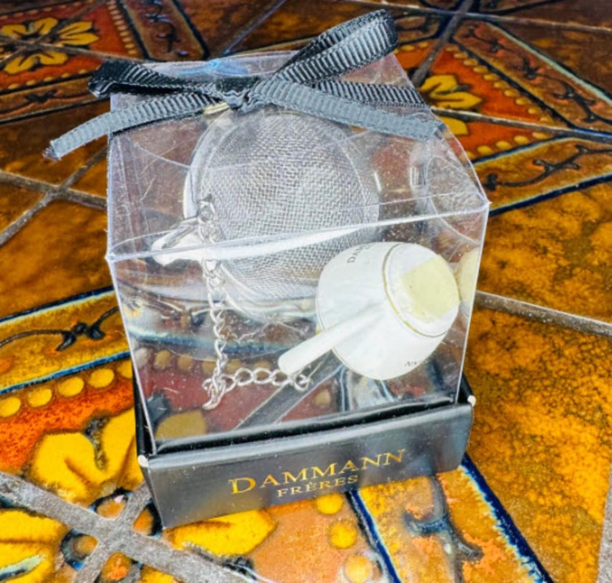 DAMMANN FRERES - Silver Tea Ball Tea Infuser | EstateSales.org