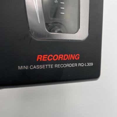 LOT 103L: Panasonic Mini Cassette Recorder RQ-L309 & Sony Micro ...