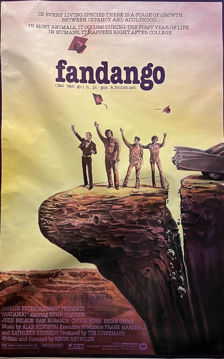 Fandango 1985 original movie poster | EstateSales.org