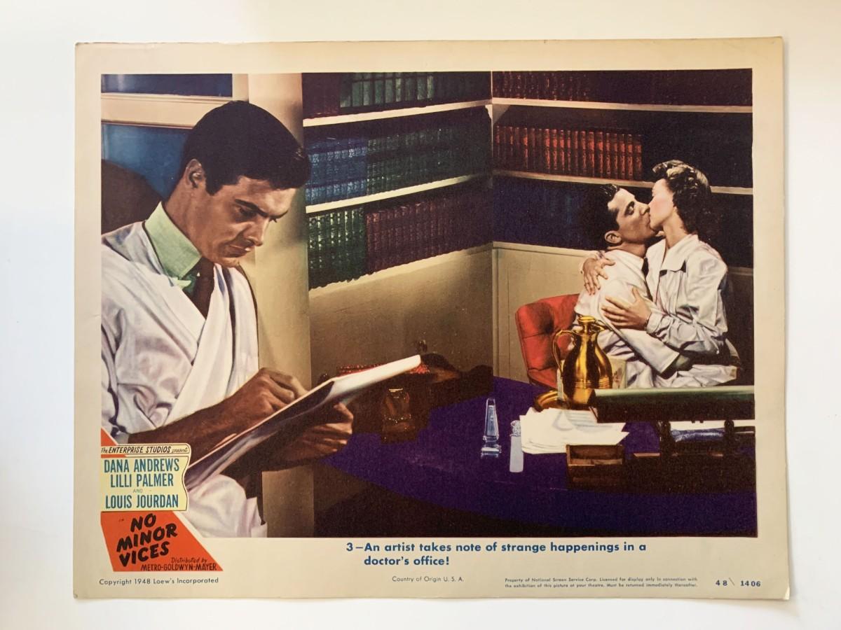 No Minor Vices original 1948 vintage lobby card | EstateSales.org
