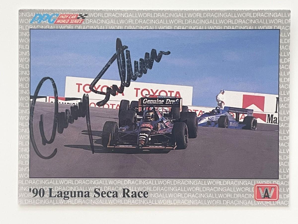 Racecar driver Danny Sullivan signed trading card | EstateSales.org