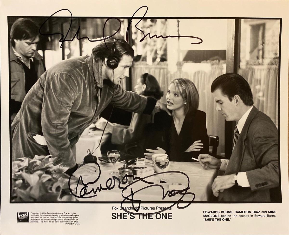 She's the One Cameron Diaz and Edward Burns signed movie photo ...