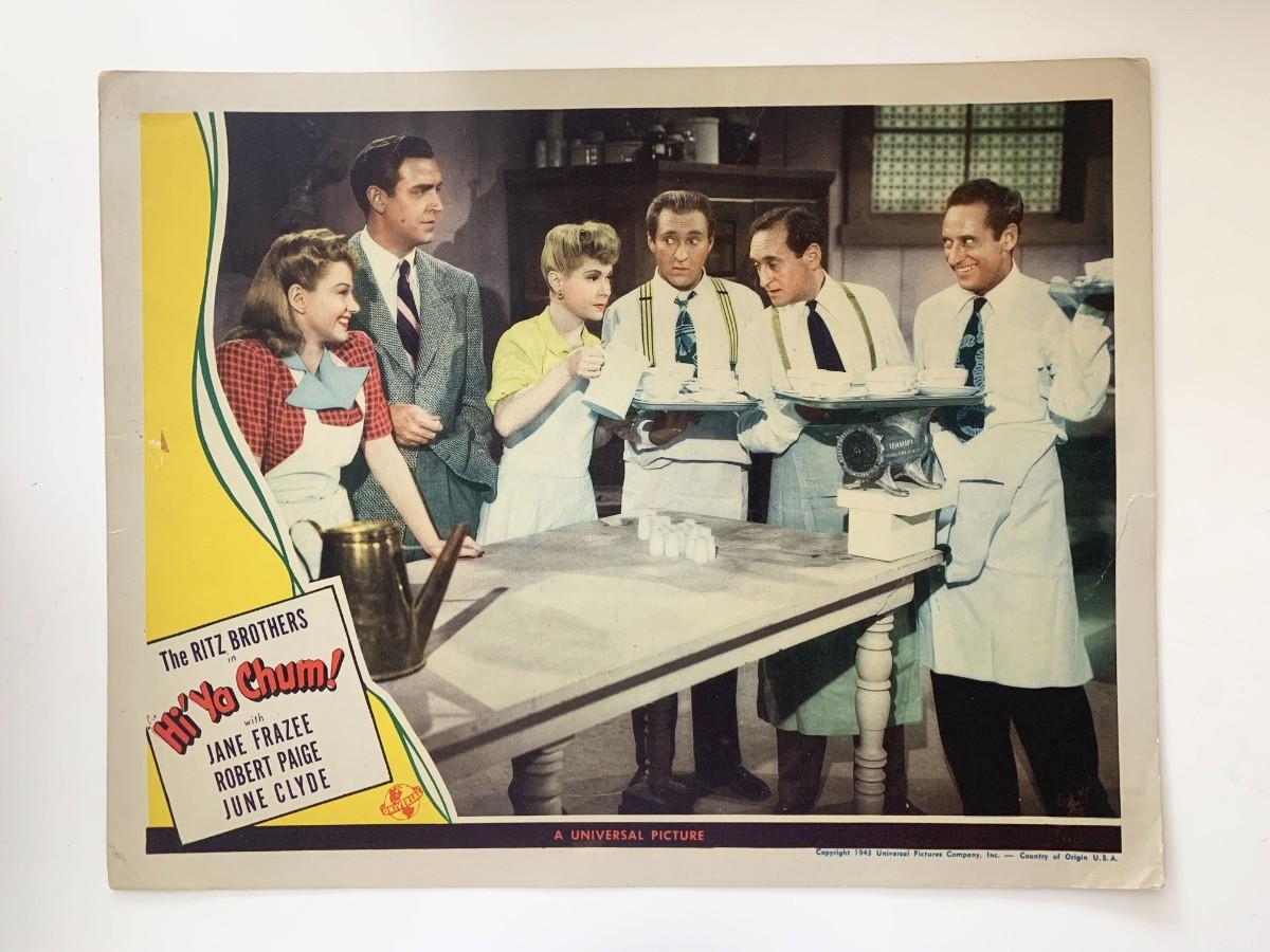 Hi'ya, Chum original 1943 vintage lobby card | EstateSales.org