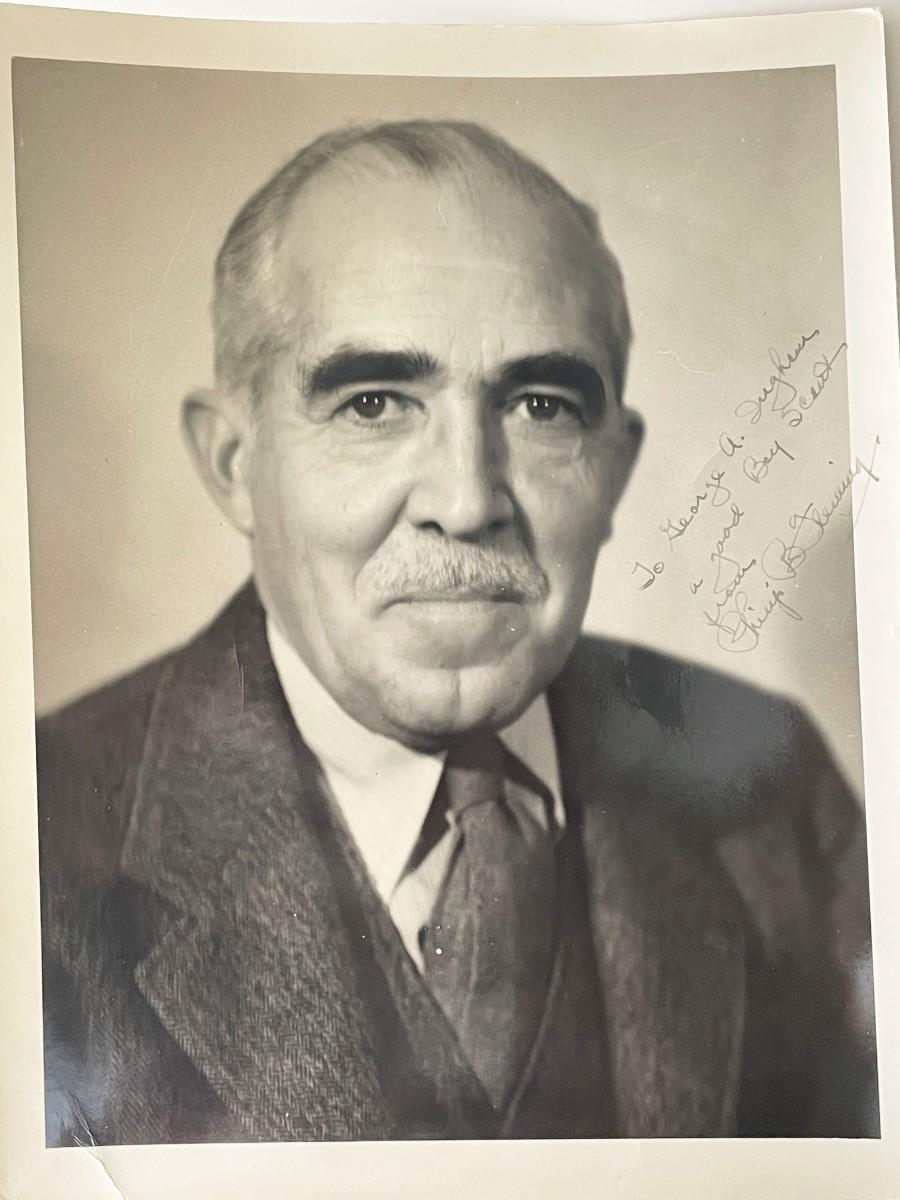 US Army General Philip B. Fleming signed photo | EstateSales.org