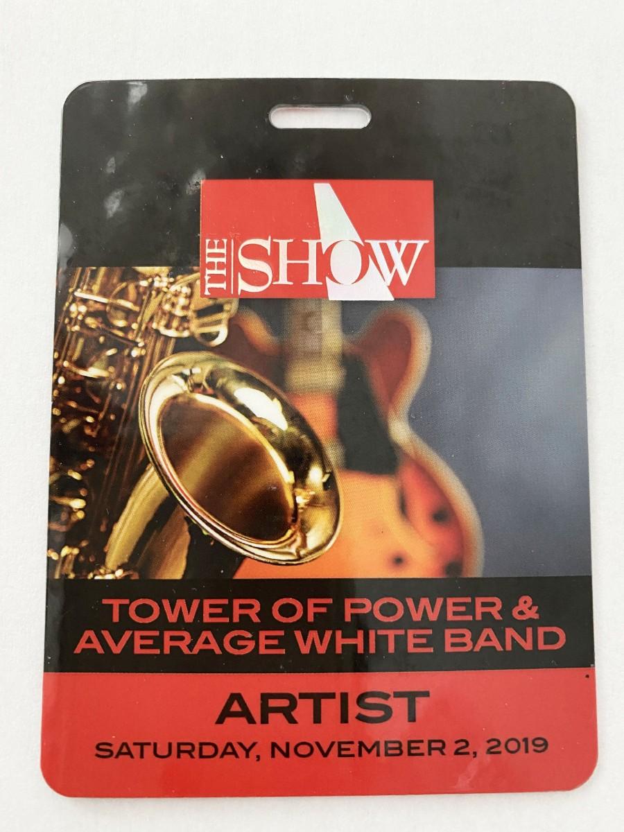 Tower of Power & Average White Band Artist Backstage Pass | EstateSales.org