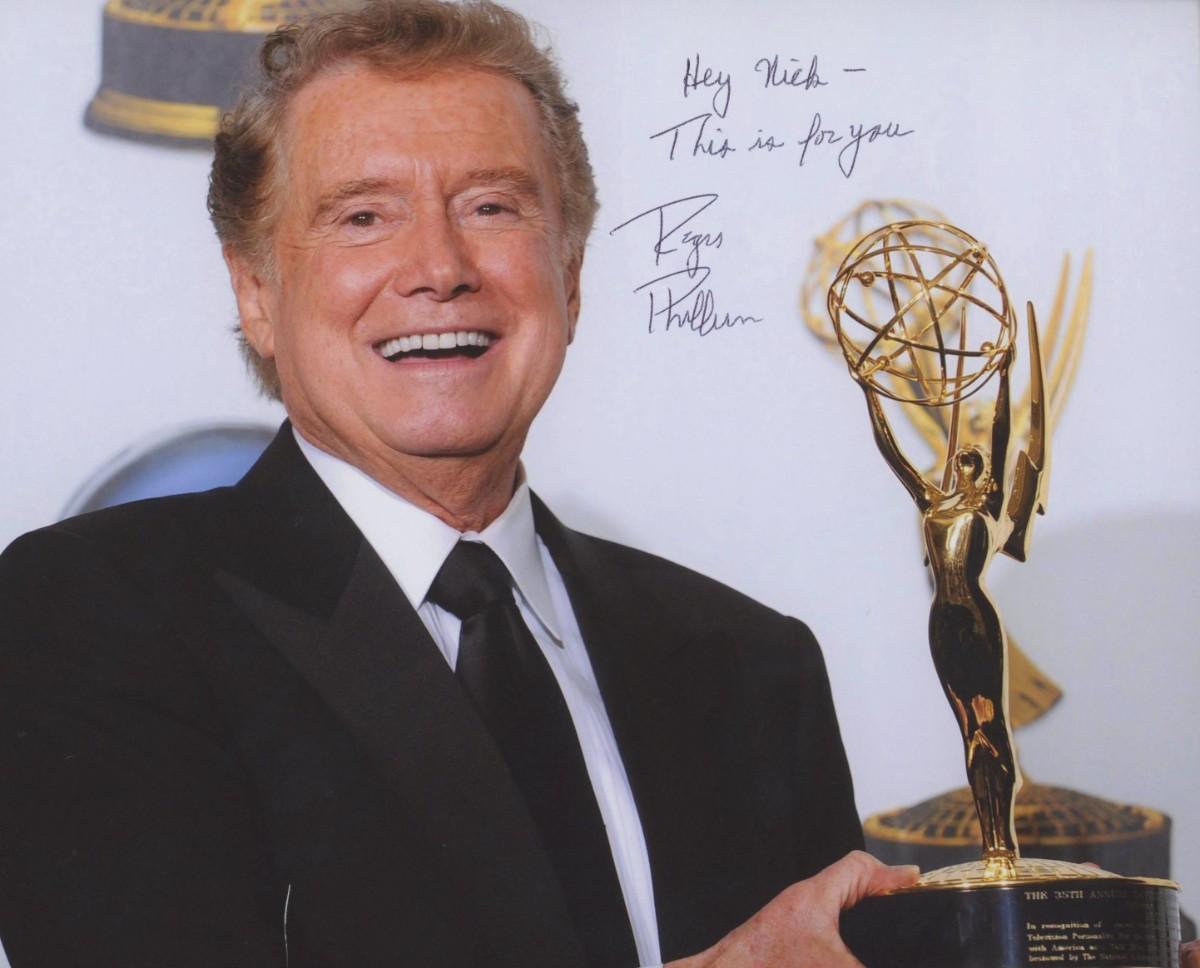 Regis Philbin signed photo | EstateSales.org