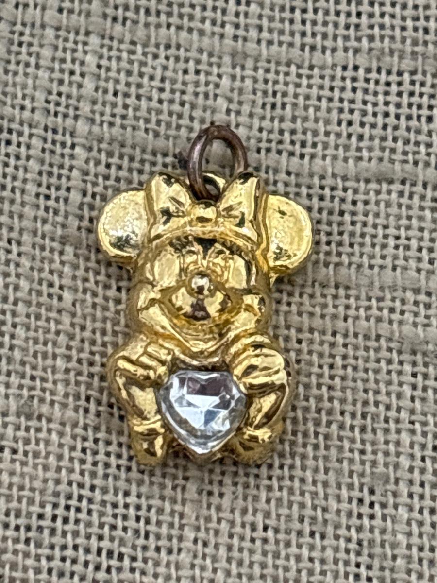 Disney AAI marked gold toned Minnie Mouse charm | EstateSales.org