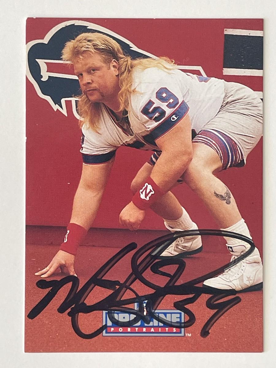 Buffalo Bills Mitch Frerotte 1992 NFL #360 signed trading card ... Buffalo Bills Mitch Frerotte 1992 NFL #360 signed trading card ...