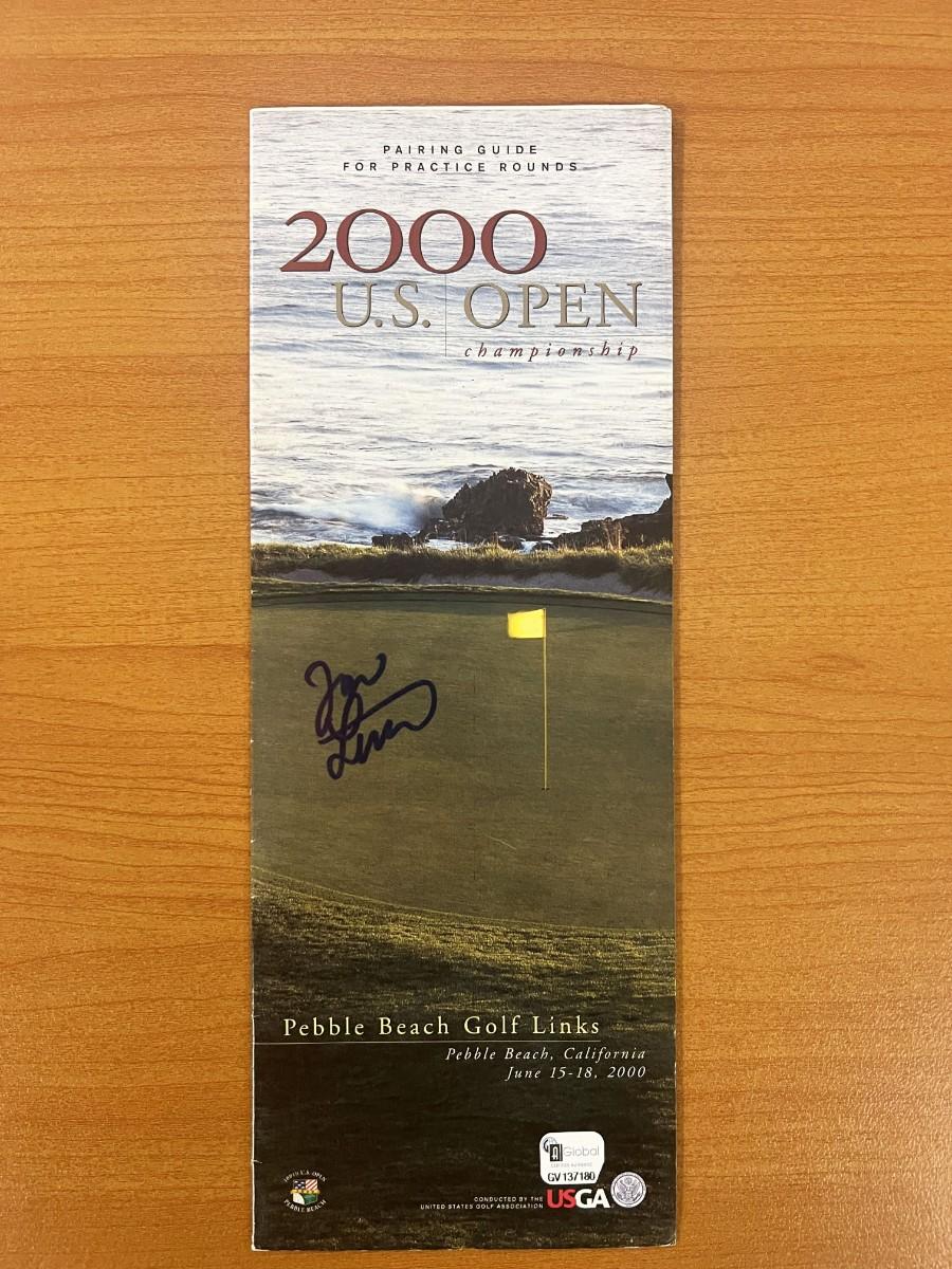 2000 Pebble Beach 100th U.S. Open Championship Jon Levitt signed ...