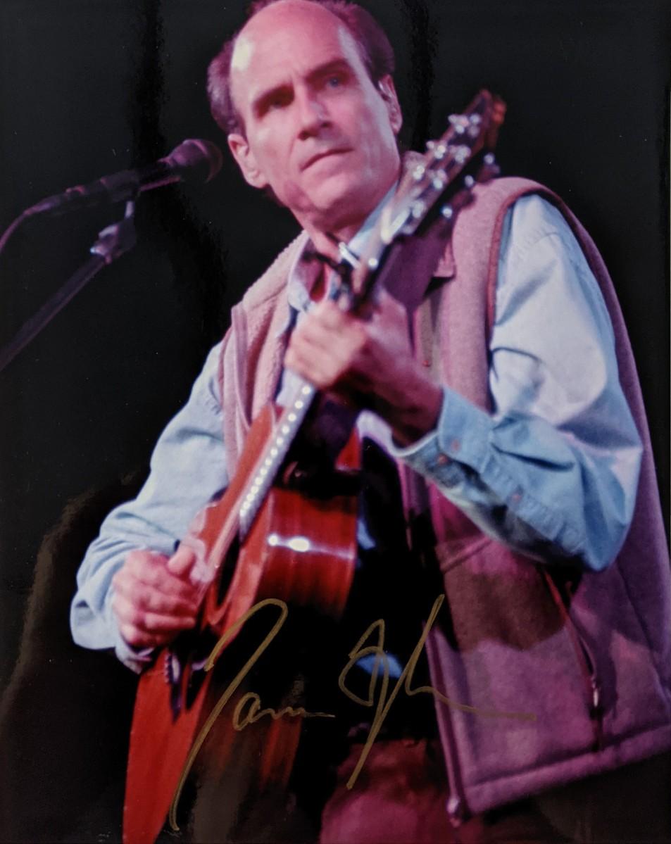 James Taylor signed photo | EstateSales.org