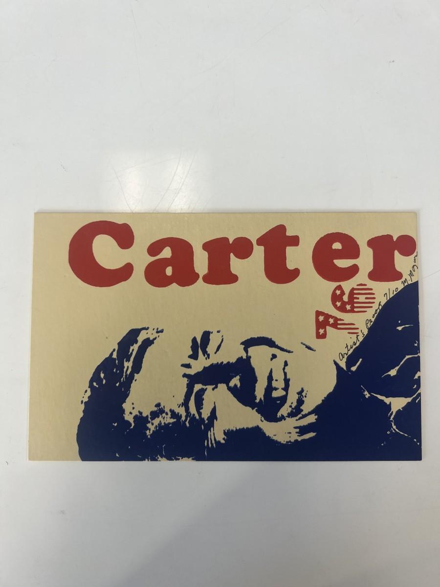 76 Jimmy Carter presidential campaign postcard | EstateSales.org