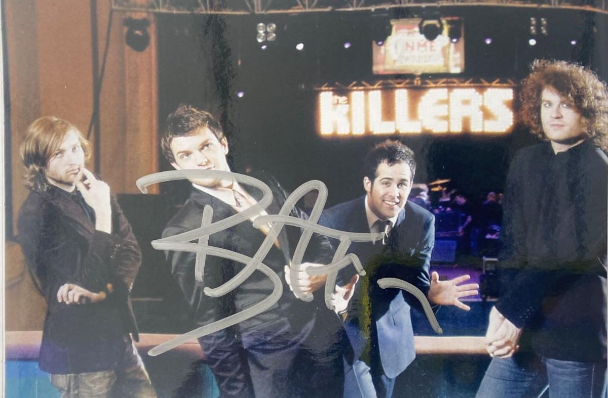 The Killers Brandon Flowers signed photo | EstateSales.org