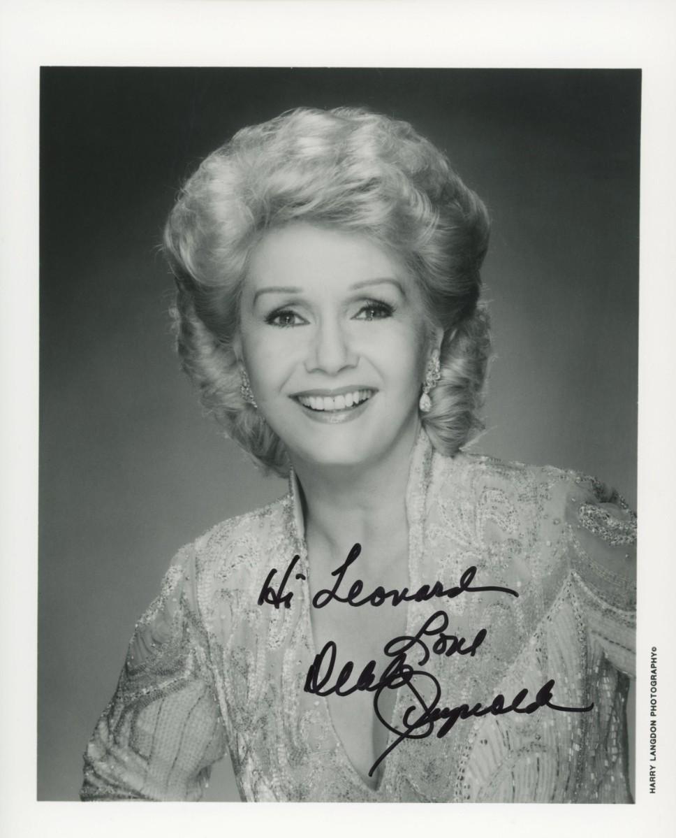 Debbie Reynolds signed photo. GFA Authenticated | EstateSales.org