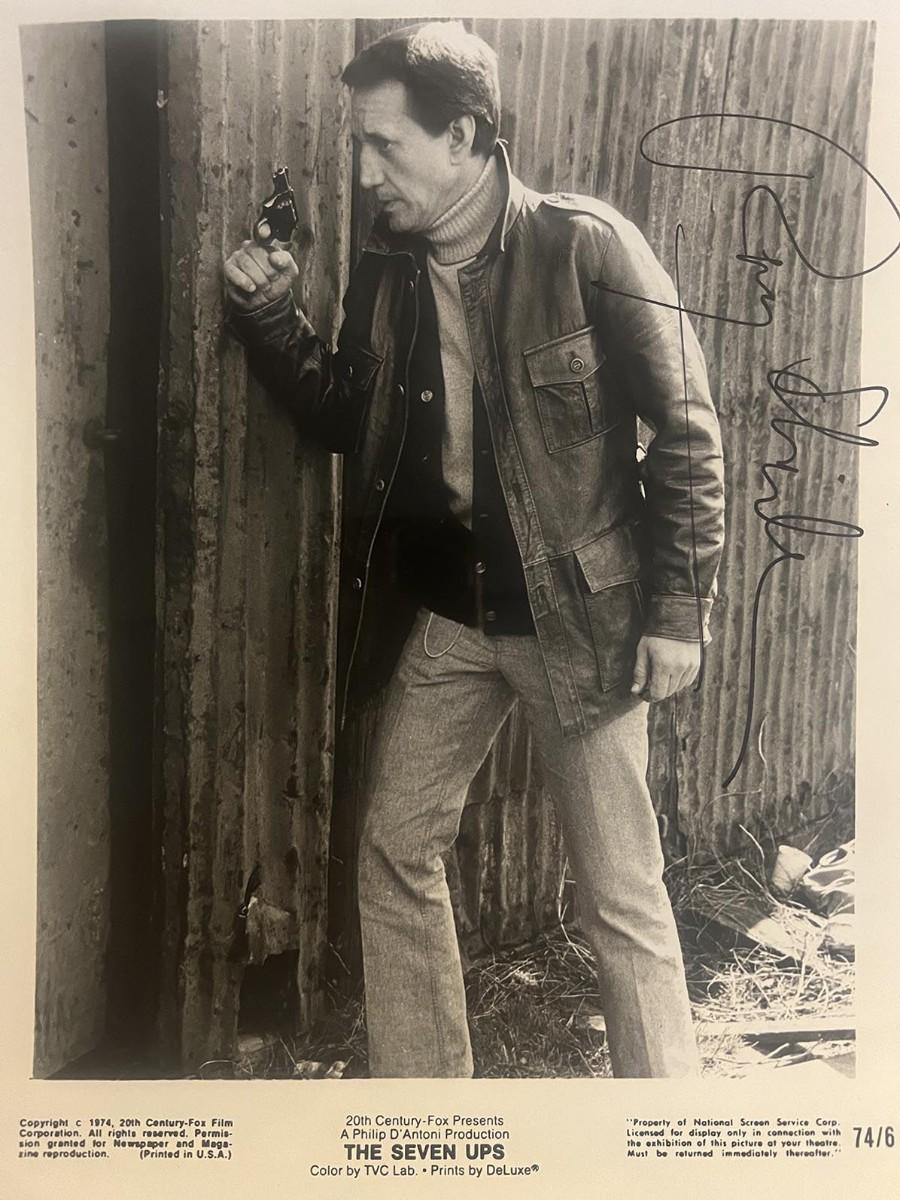 The Seven-Ups Roy Scheider signed movie photo | EstateSales.org