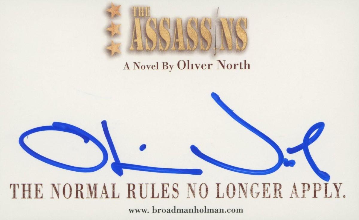 Oliver North signature cut | EstateSales.org