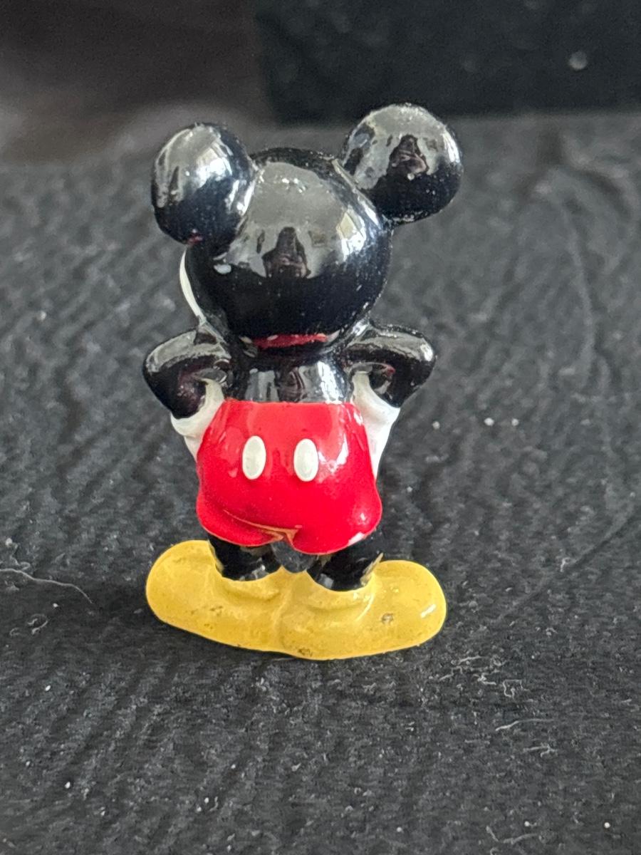 Vintage Disney Mickey Mouse Mini Figurine - Ceramic Statue Display ...