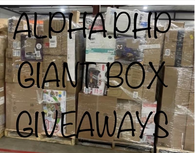 Giant box giveaway | EstateSales.org