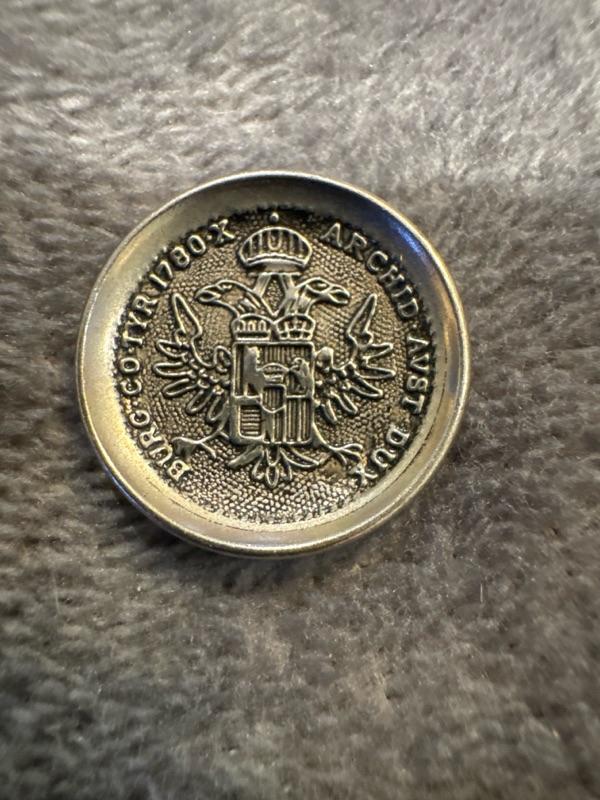 Burg Co Tyr 1780 X Archid Avst Dux Silver Color Button Eagle Maria ...