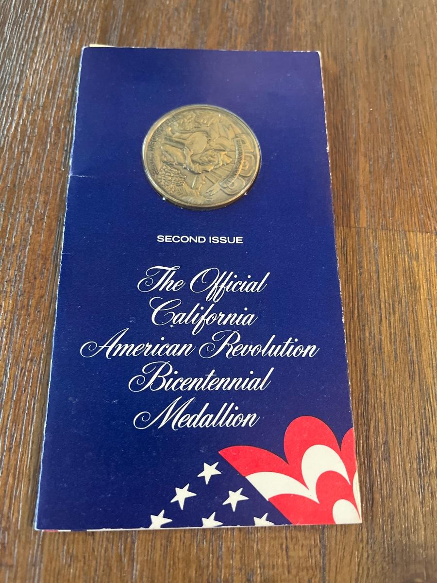 California Bicentennial Medallion | EstateSales.org