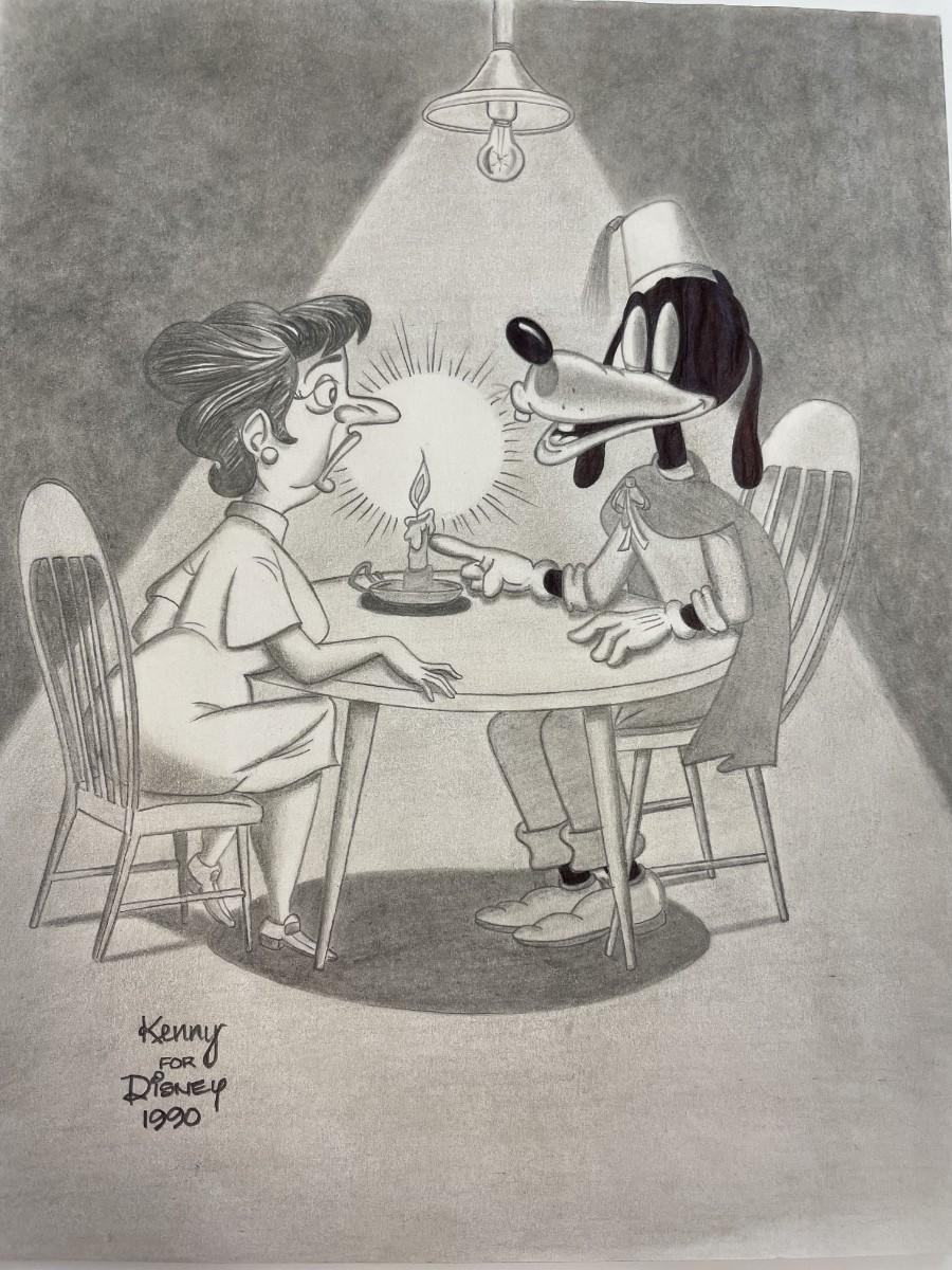 Ken Titleman Original Goofy Artwork | EstateSales.org