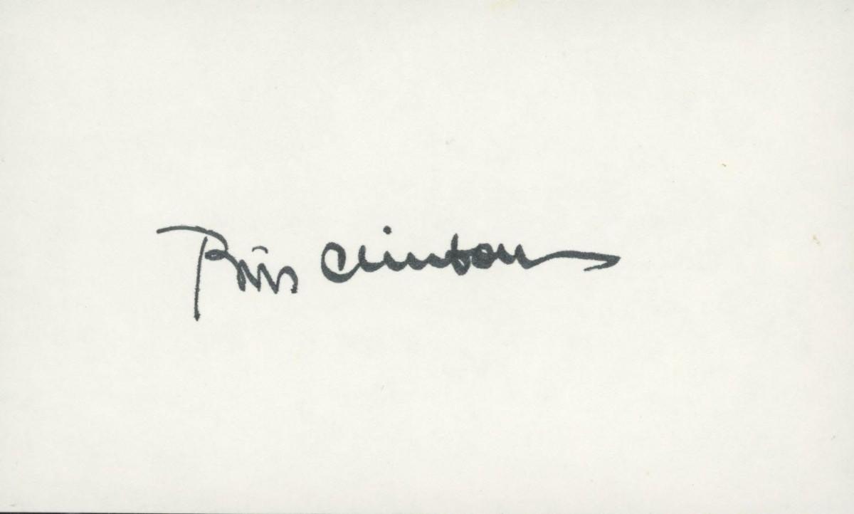 Bill Clinton signed book | EstateSales.org
